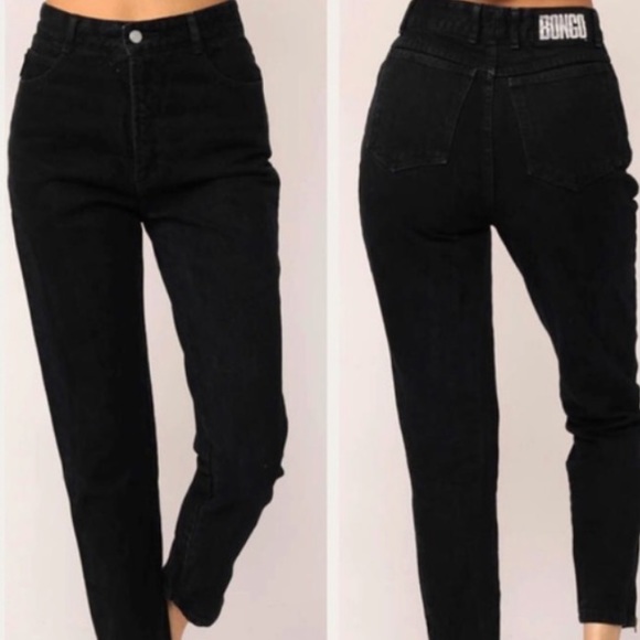 BONGO | Pants & Jumpsuits | Vintage Black Bongo Straight Legged Jeans ...